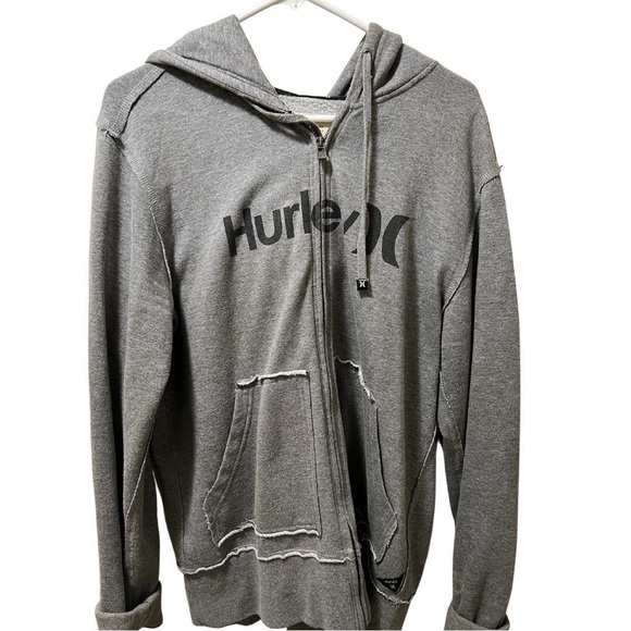 Hurley | Sweaters | Hurley Zipup Fleece Hoodie With Signature Logo ...